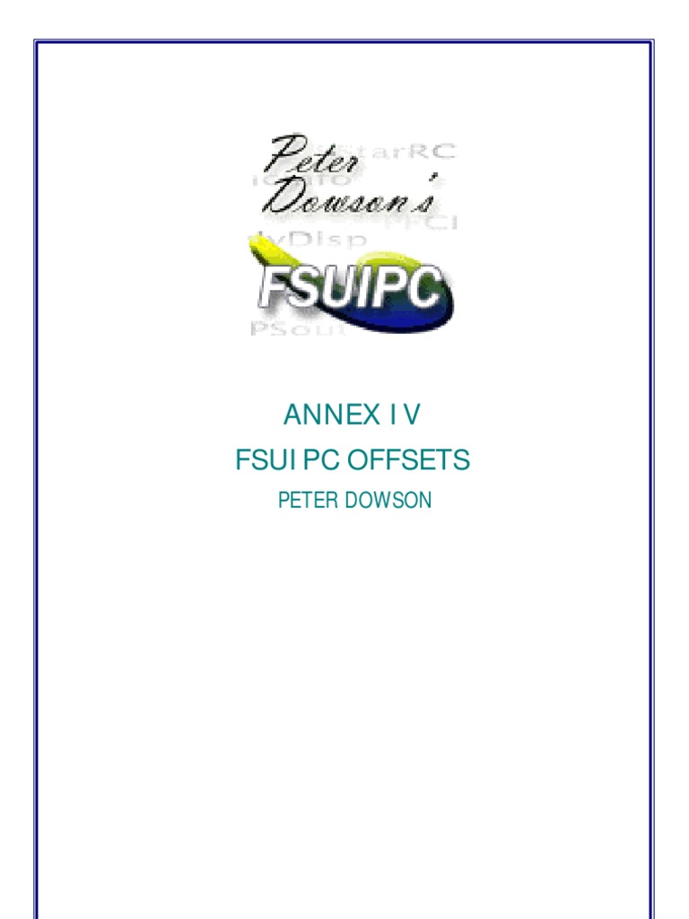 Offsets Fsuipc | PDF | Airspeed | Integer (Computer Science)