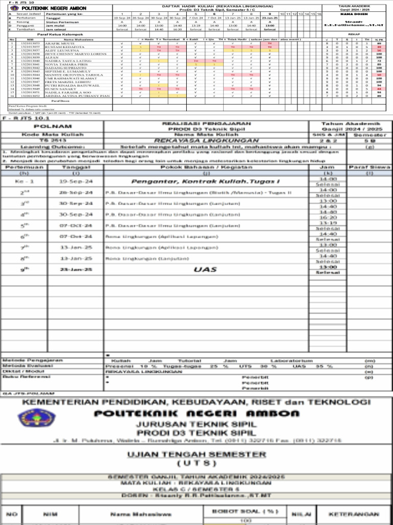 HPM RekLing 5C D3 2024-2025 | PDF