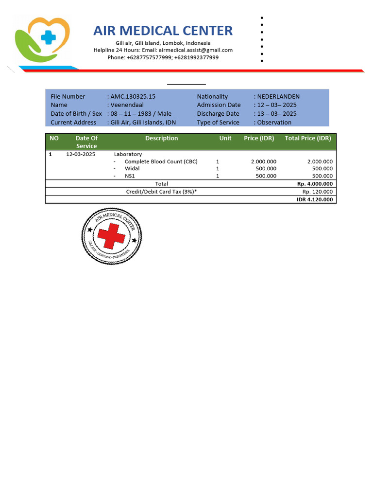 Invoice Cek Lab Veenendaal | PDF