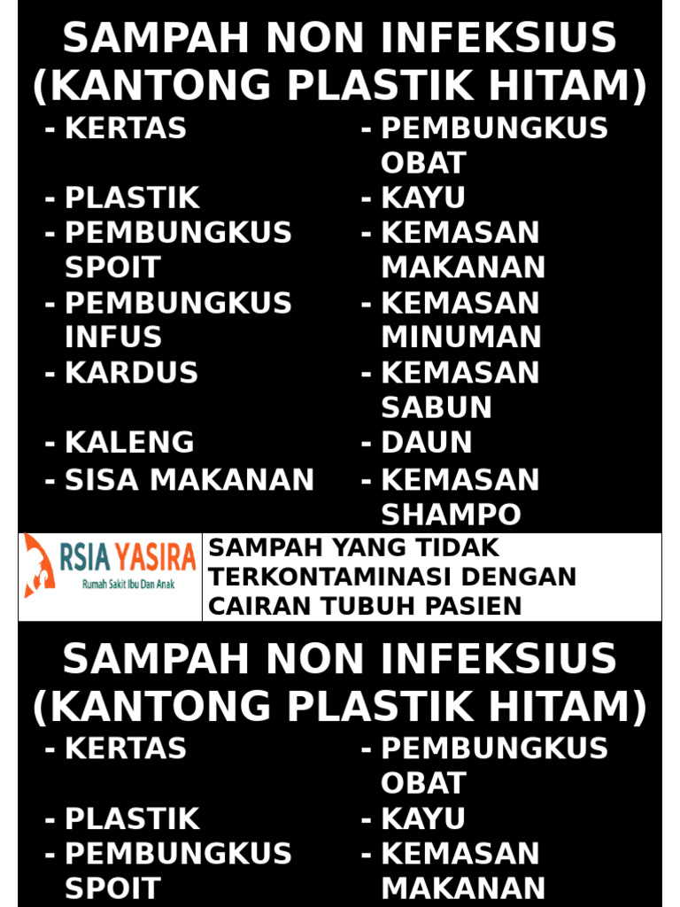 Label Sampah Domestik | PDF