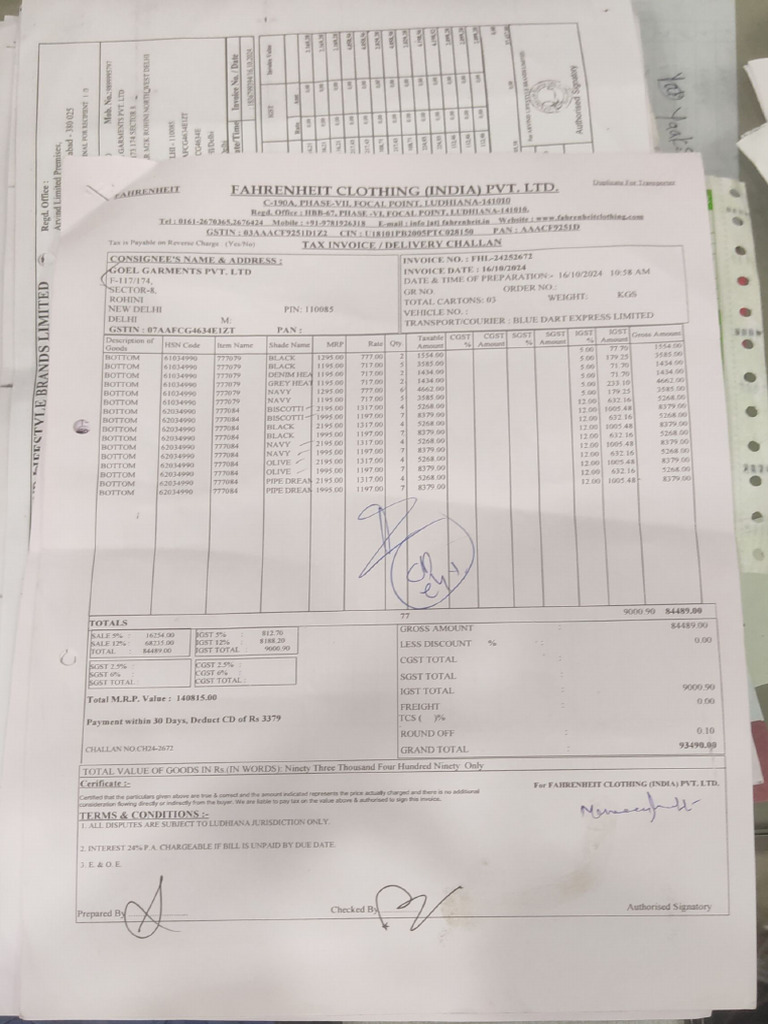 GGPL Fahrenheit 2672 Oct 2024 | PDF