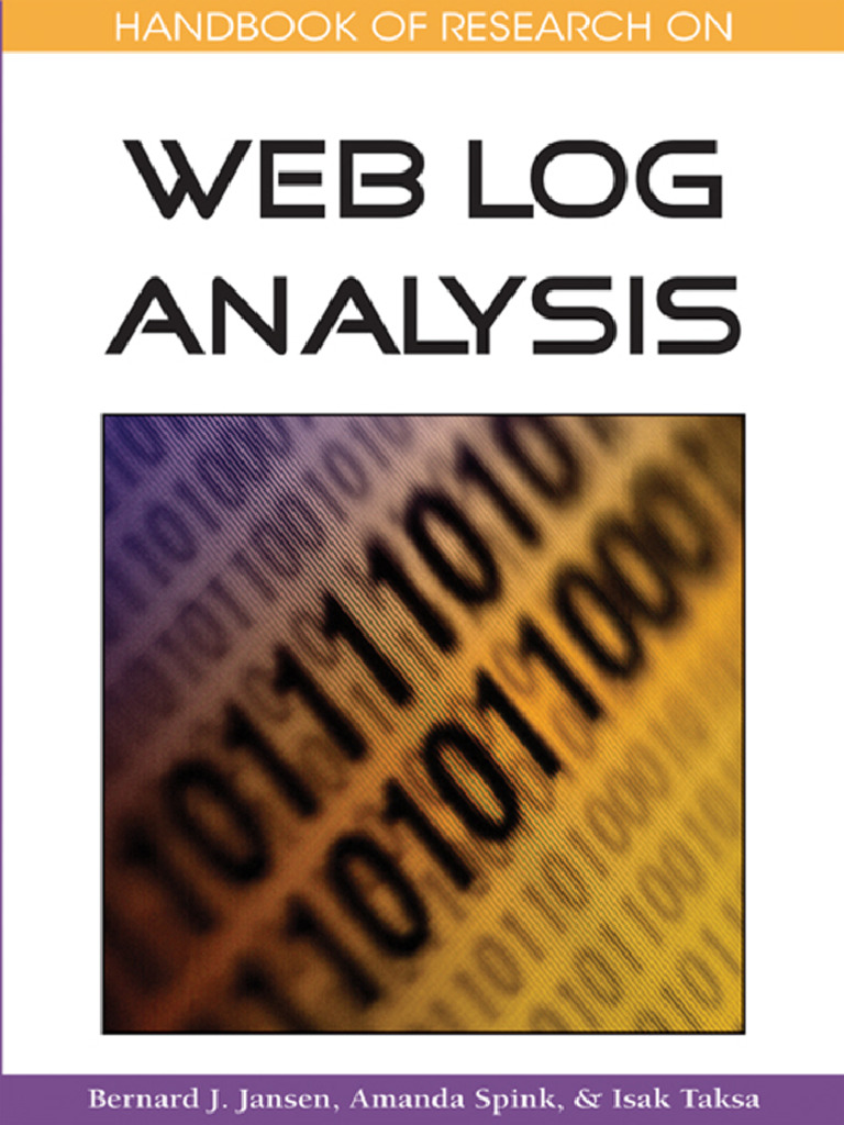 (Amanda Spink) Handbook of Web Log Analysis (Handb (Book4You) | PDF ...