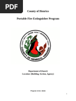 Fire Extinguisher Placement Guide - NFPA | PDF | Safety