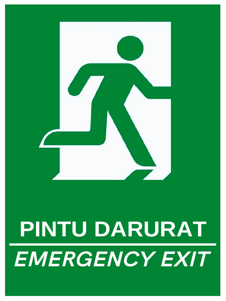 Safety Sign Pintu Darurat | PDF