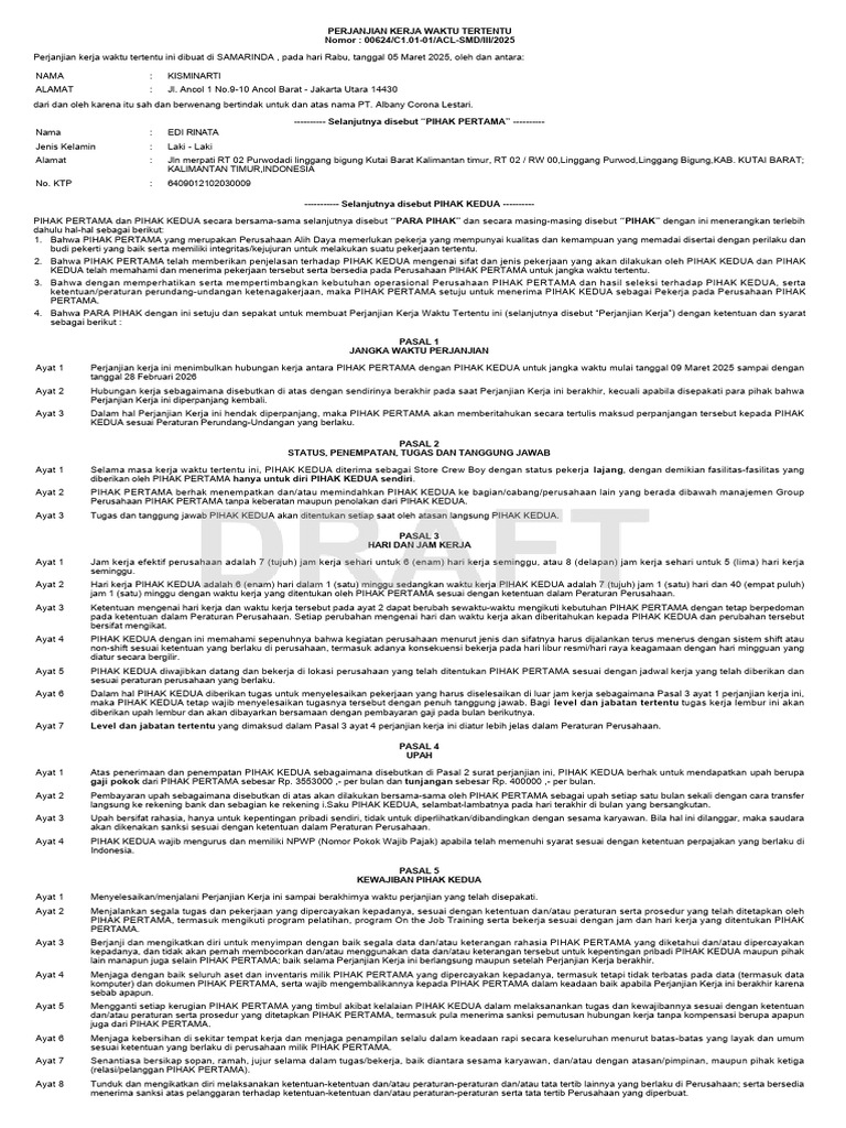 C1-01a - 09-03-2025 (Unsigned) | PDF