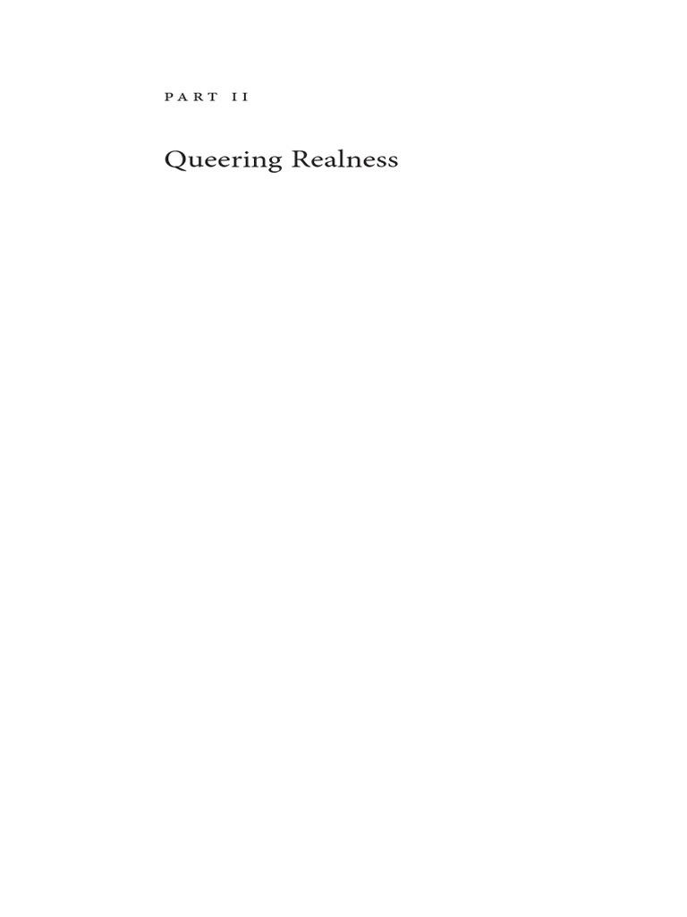 Queering Realness | PDF | Coming Out | Bisexuality