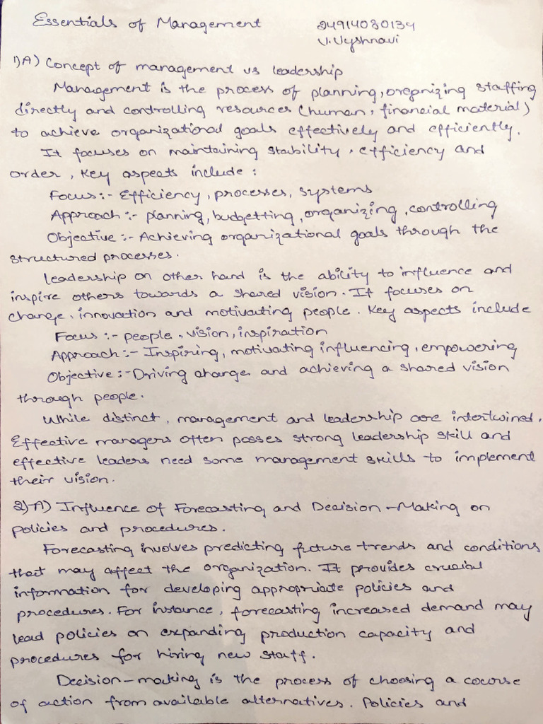 Essentials of Management Ha | PDF