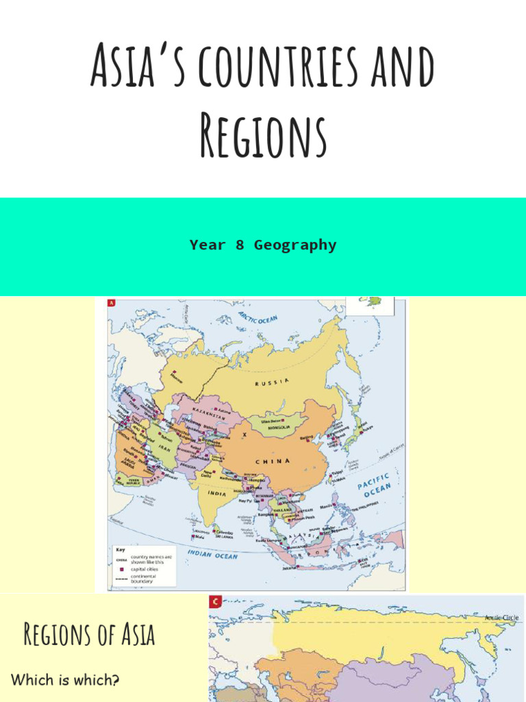 Asia's Countries and Regions Overview | PDF