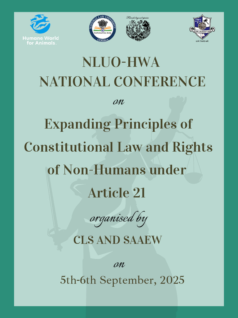 NLUO Conference on Non-Human Rights | PDF | Typefaces