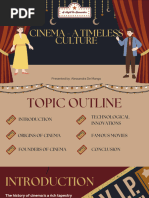 History of Cinema: Key Milestones | PDF | History