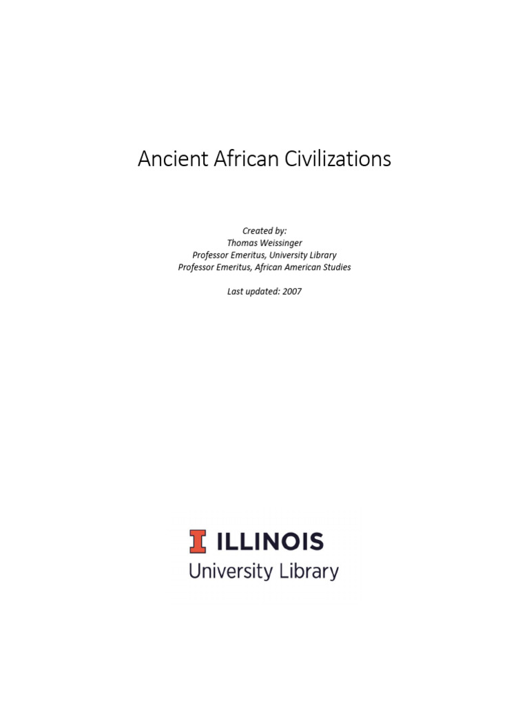 Ancient African Civilizations Overview | PDF | Africa