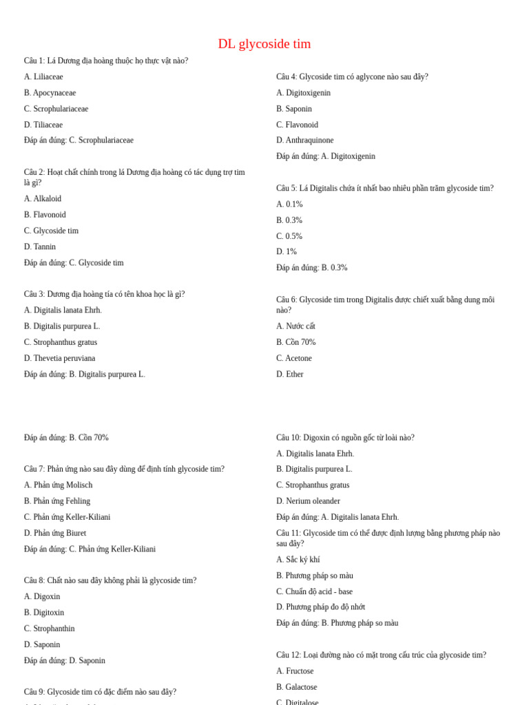 DL Glycoside Tim | PDF