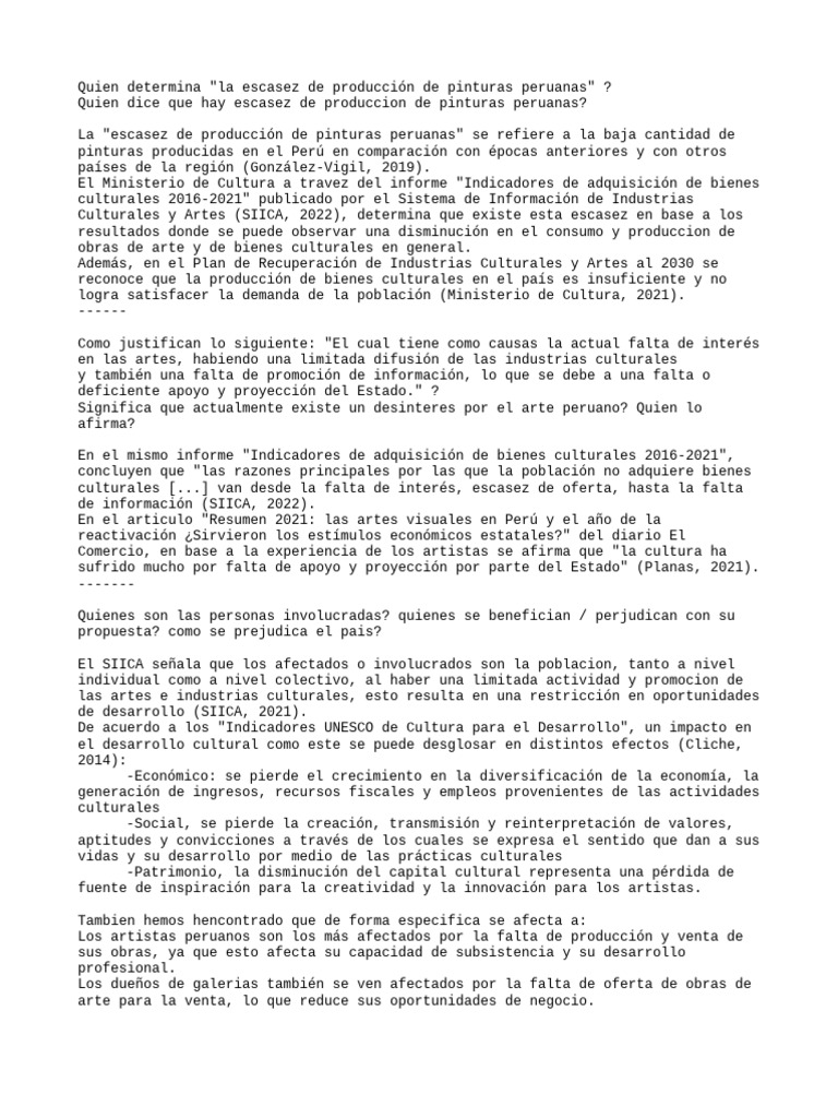 TP1 4-4-2023 Problema- V1.1 - Respuestas | PDF | Perú | Bienes