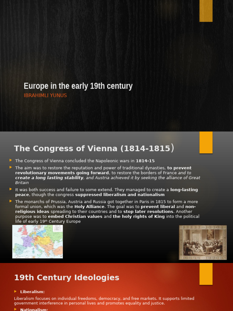 19th Century Europe: Ideologies and Revolutions | PDF | Liberalism ...