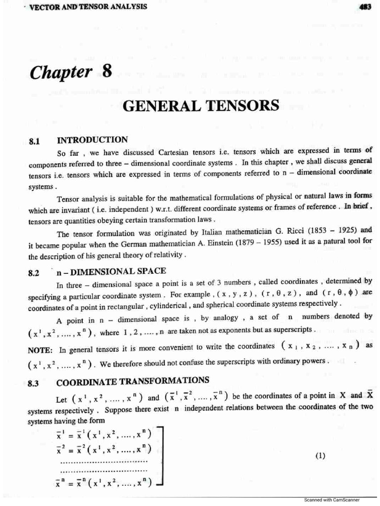General Tensors | PDF