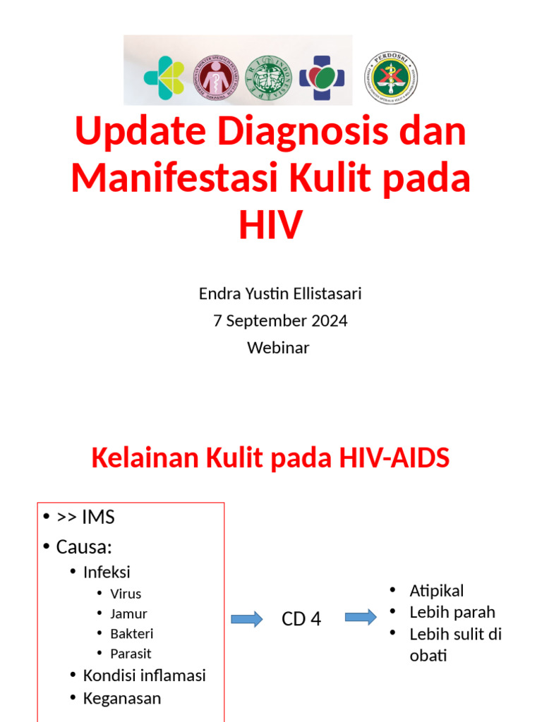 Update Diagnosis dan Manifestasi Kulit pada HIV | PDF