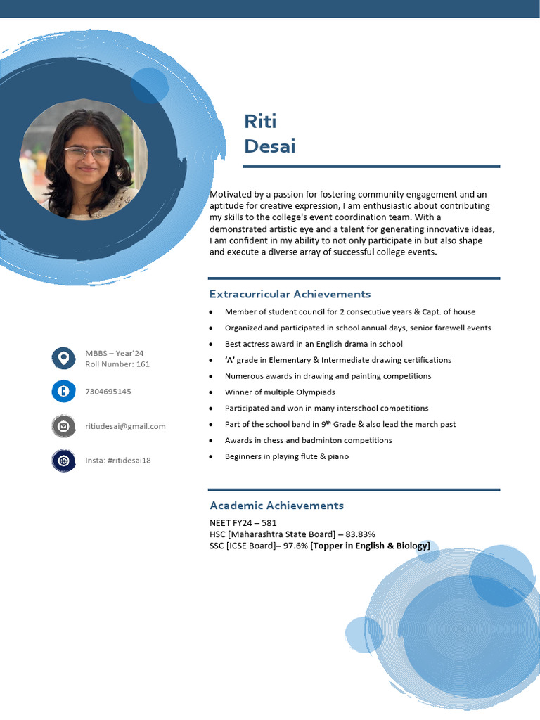 Riti - Resume - Mar2025 - Riti Desai | PDF