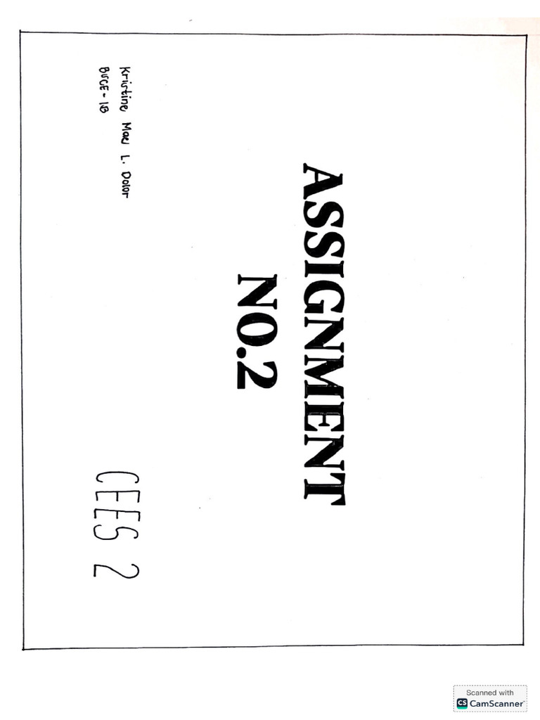 Assignment No. 2 | PDF