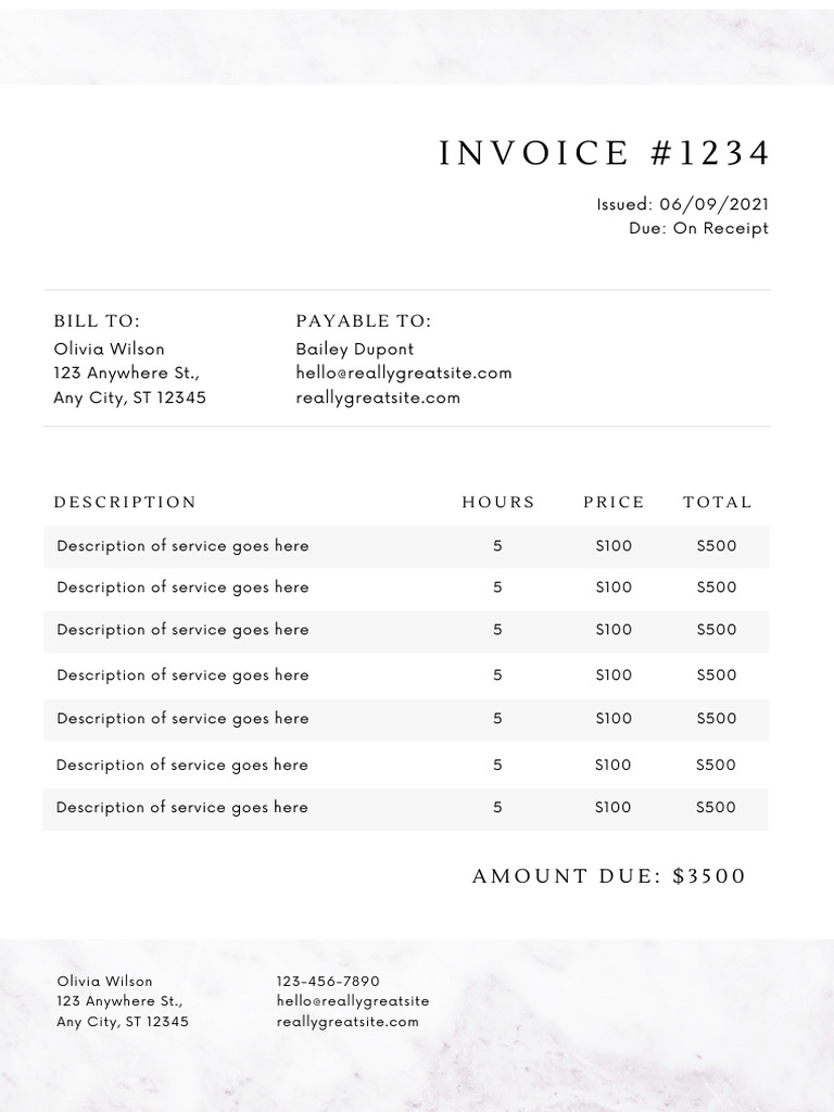 Neutral Invoice Template | PDF