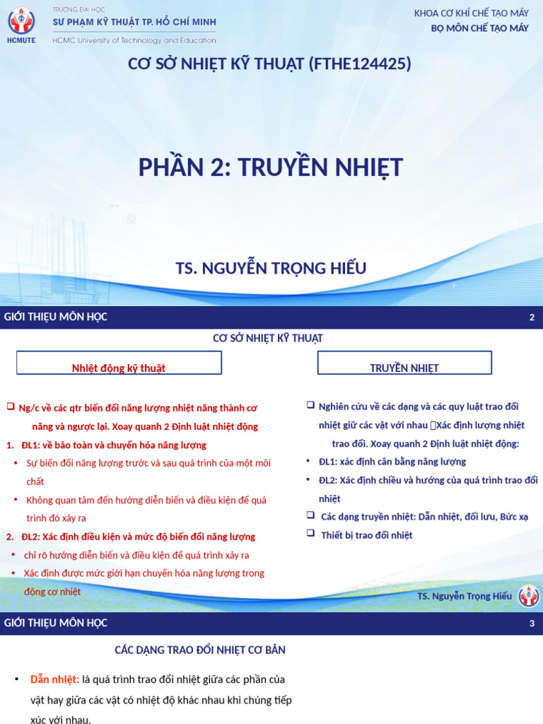 05 DTTX CS Nhiet KT Chương 5 Dẫn Nhiệt | PDF