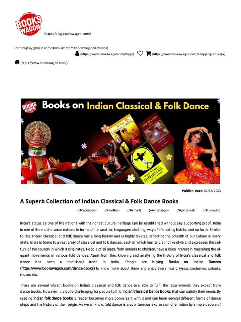A Superb Collection of Indian Classical & Folk Dance Books - Bookswagon ...