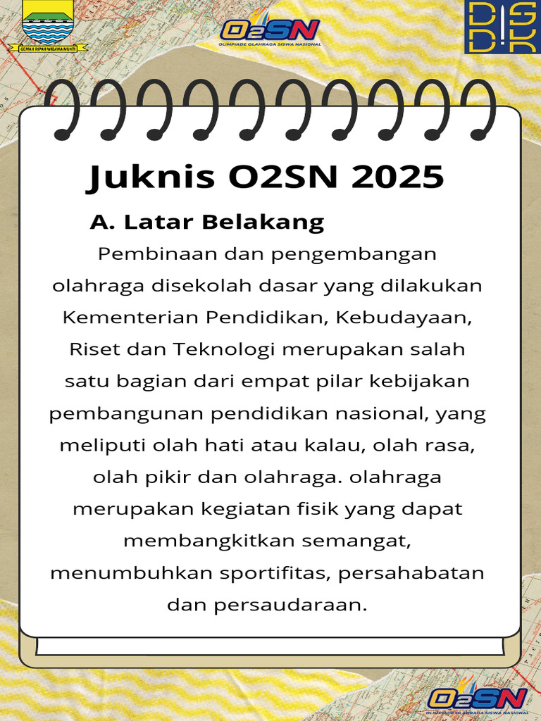 Juknis O2SN 2025 Kota Bandung - 20250410 - 204509 - 0000 | PDF