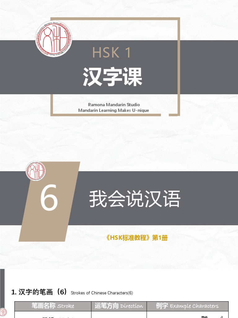 HSK1 6 | PDF