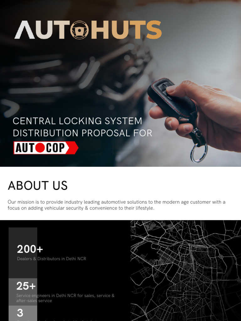 Autohuts - Central Locking System Proposal For Autocop | PDF | Business ...