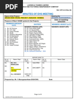 EHS Calendar With Plans Scheduled | PDF