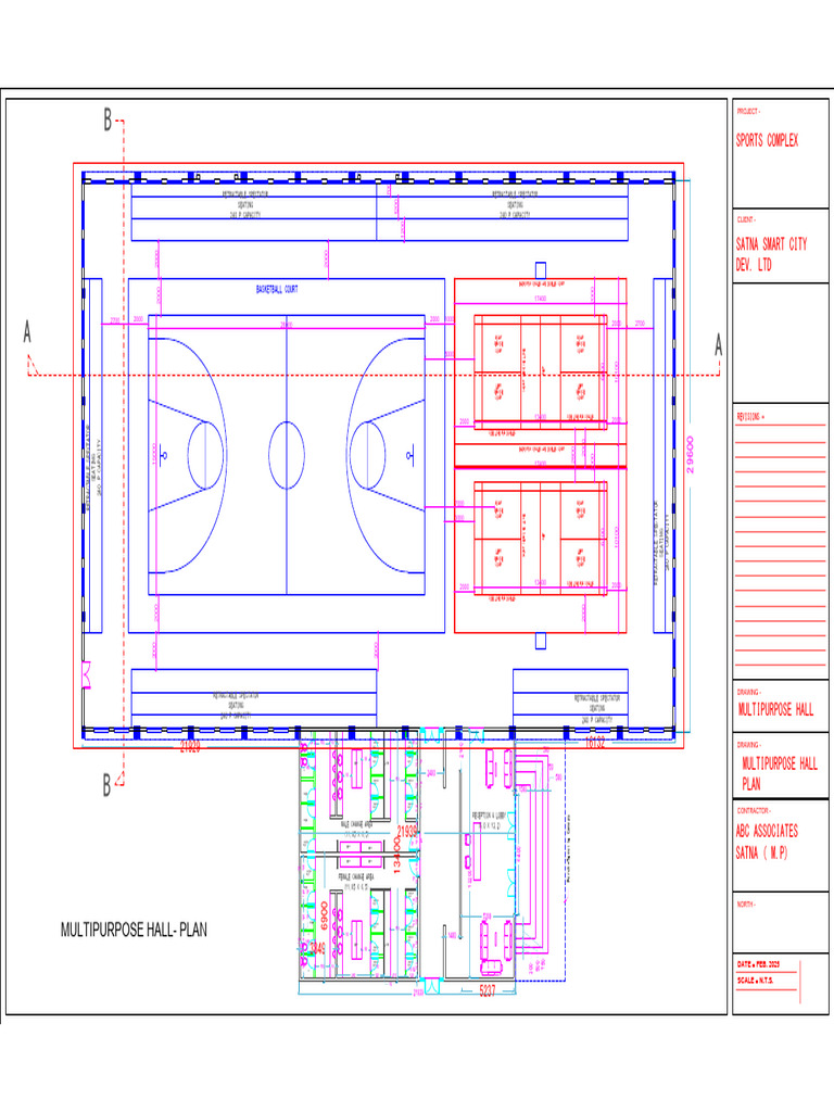 STR MULTIPUPOSE HALL-STR_r1 arch plan | PDF