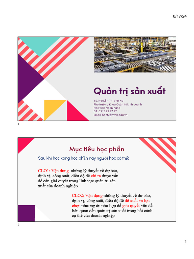 BaiGiang QTSX C1 C2 | PDF