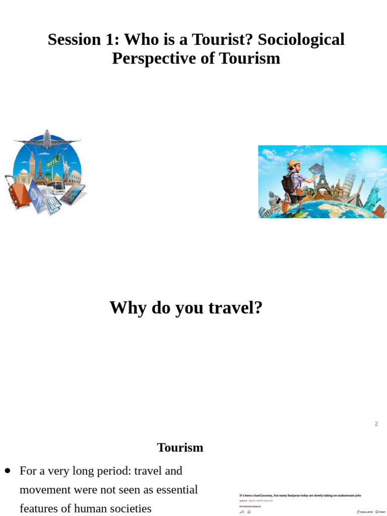 Sociological Insights on Modern Tourism | PDF | Tourism | Social Alienation