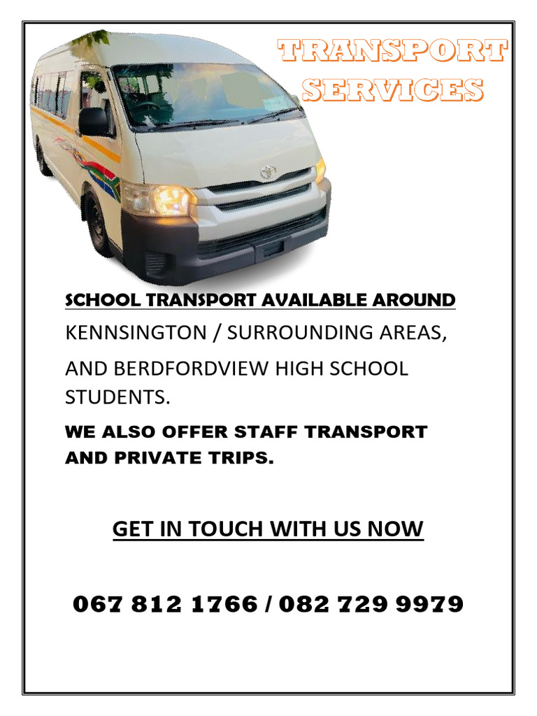School Transport Available Around | PDF