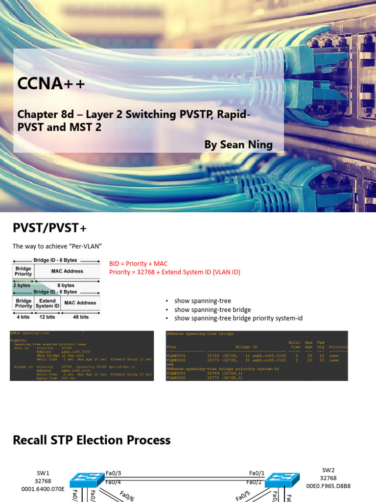 8d.layer 2 Switching PVSTP, Rapid-PVST and MST 2 | PDF | Network ...