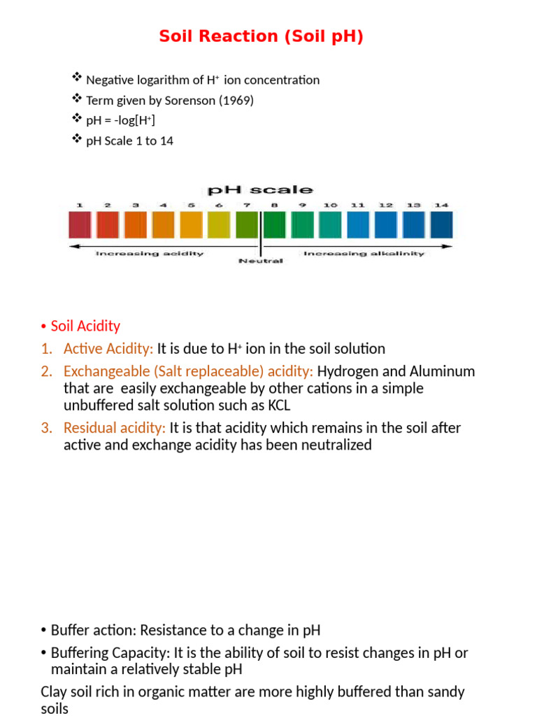 Soil Buffering Capacity and pH | PDF