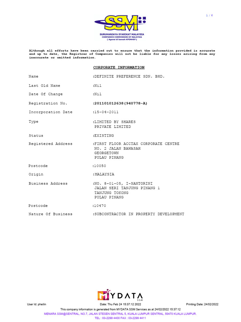 Corporate Information | PDF | Income Statement | Economies