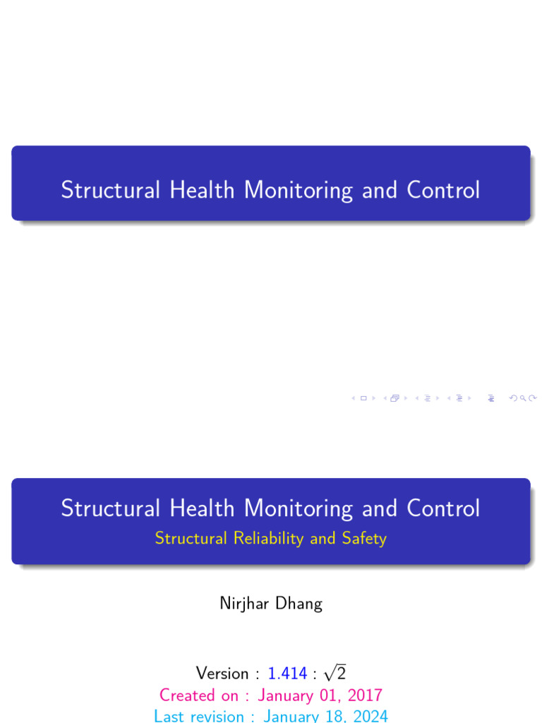 Lecture Shmc Structural Reliability Imp Pdf Strength Of Materials