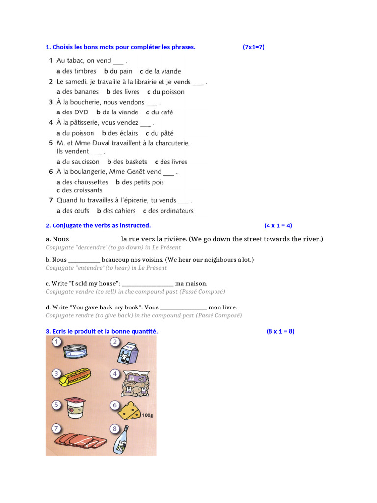 Level 2 Chapters 1 To 5 Revision Test | PDF