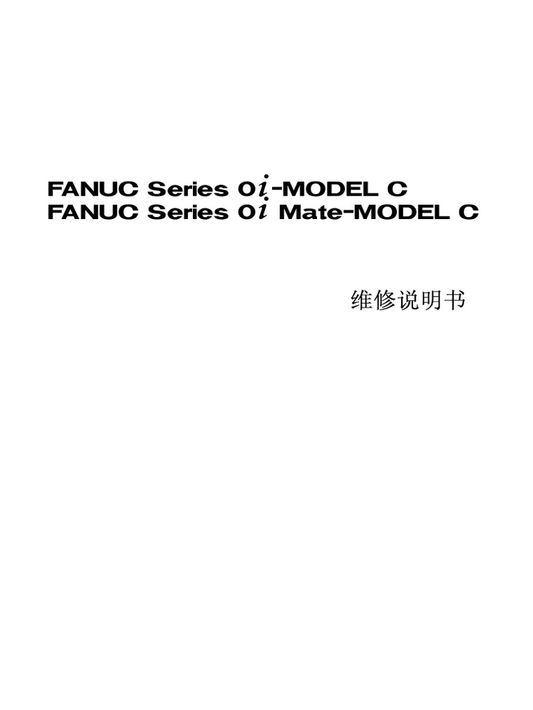 Fanuc Series 0 - Model C FANUC Series 0 Mate-MODEL C | PDF