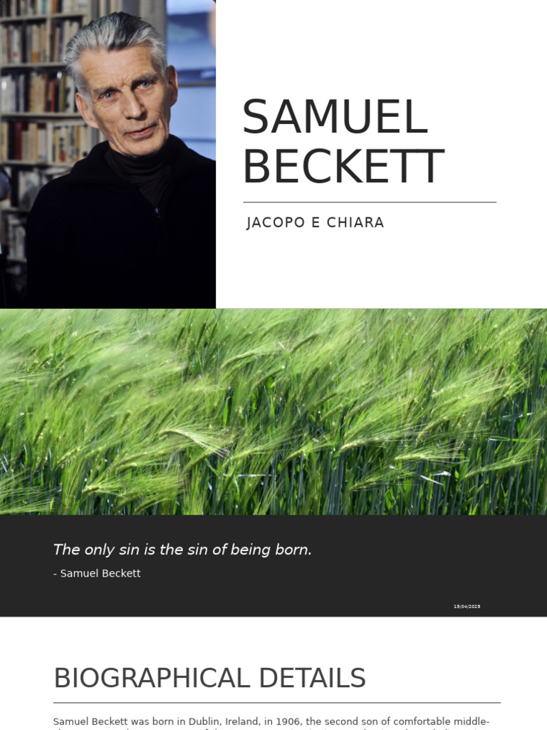 Samuel Beckett: A Brief Biography | PDF