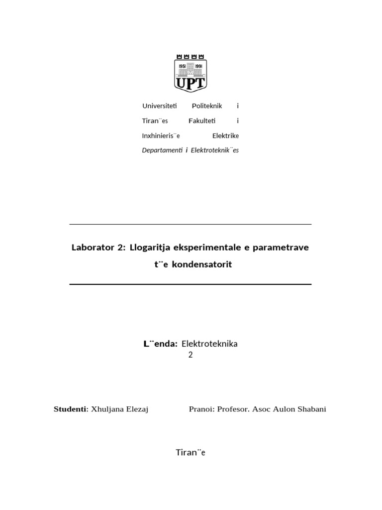 Laborator 1-Capaciteti | PDF