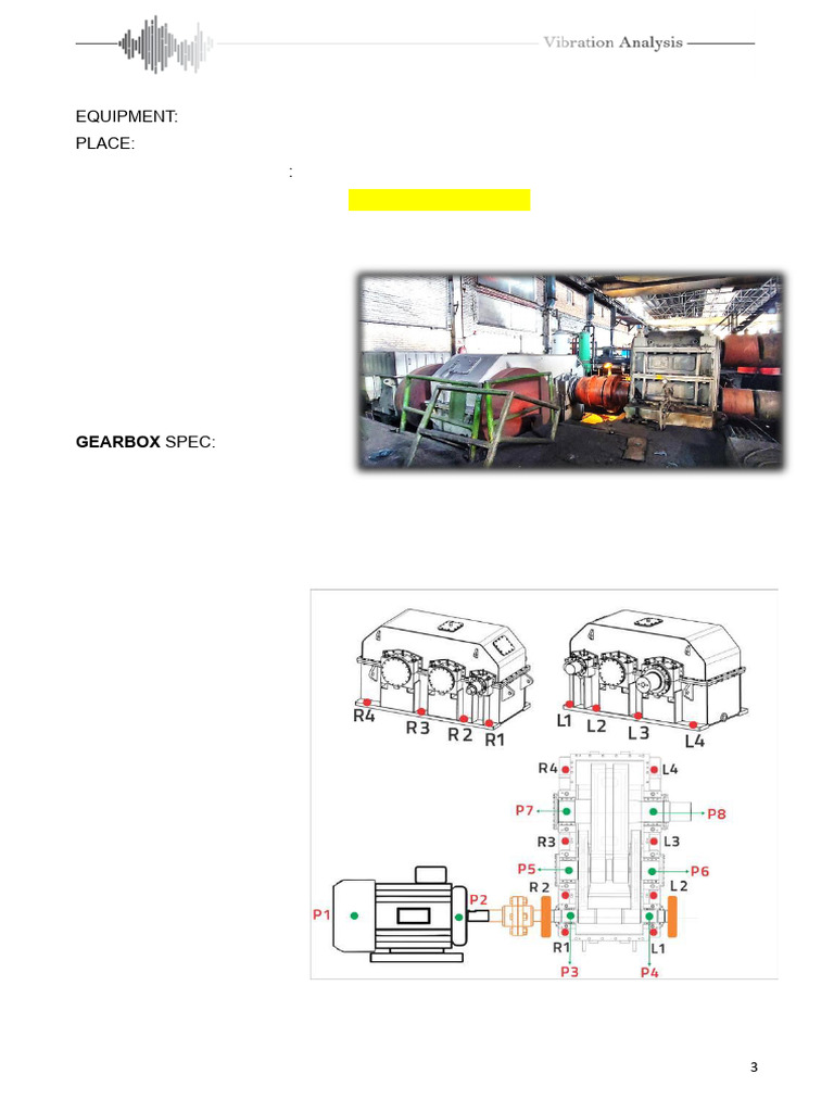 GEARBOX Vibration Analysis Report | PDF | Bearing (Mechanical) | Gear