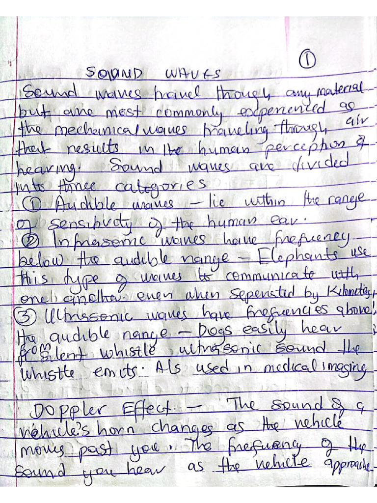 PHY 002 Sound Waves | PDF