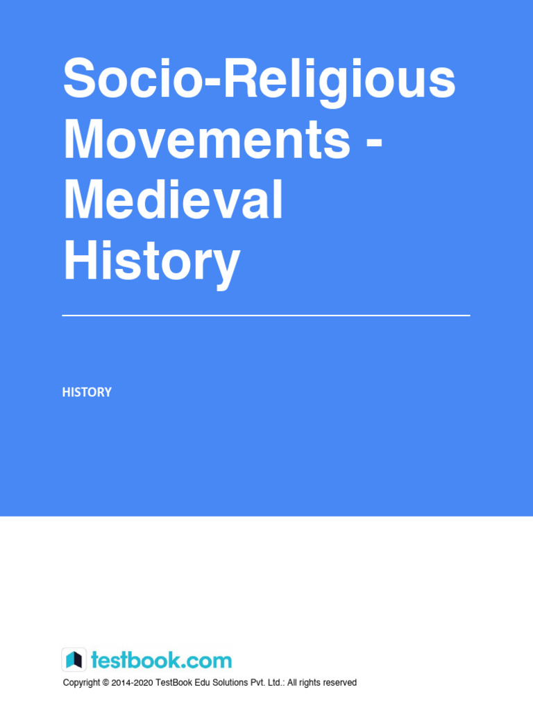Socio-Religious Movements - Medieval History - Study Notes | PDF ...