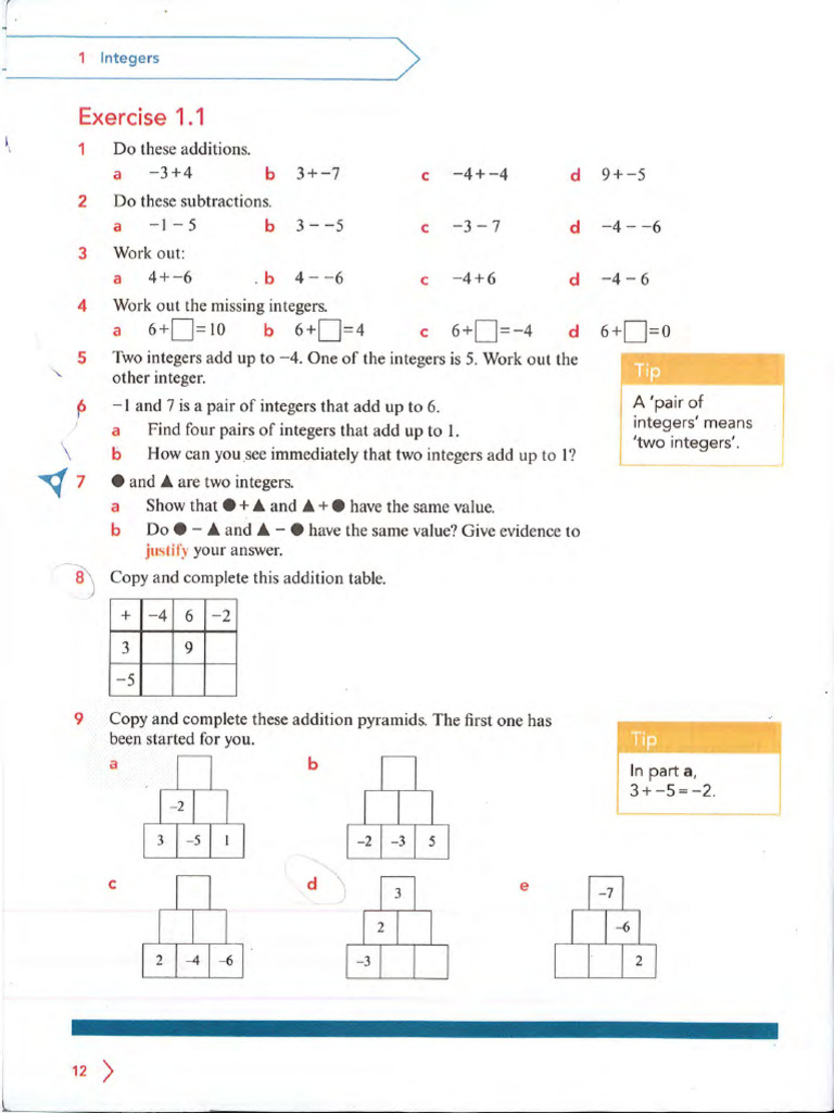 Grade 6 IB Math - 7 | PDF