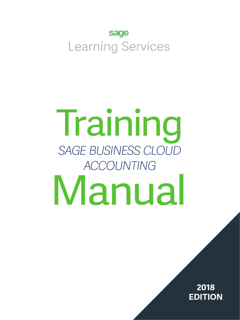 SBCACSA Sage Integration Manual | PDF | Debits And Credits | Business ...