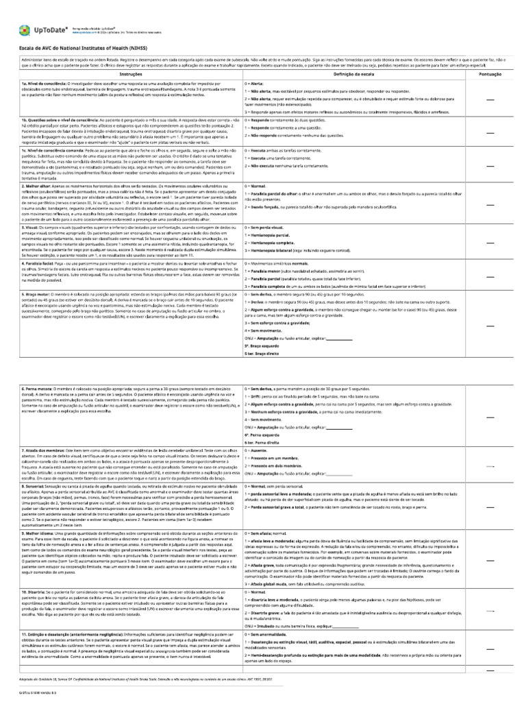 NIHSS | PDF