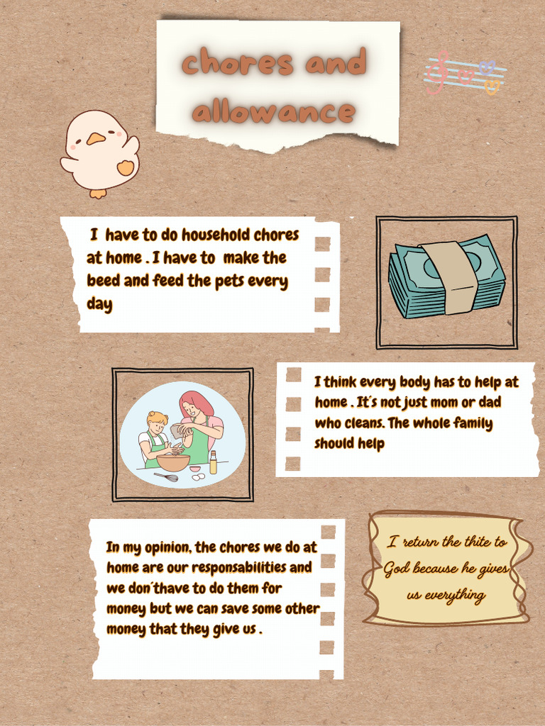 Family Responsibilities in Household Chores | PDF