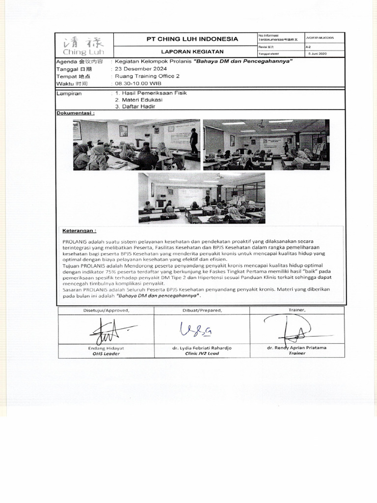 Prolanis Penyakit Bahaya Dm Dan Pencegahannya 23 Des | PDF