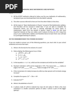 11th Grade Mathematics Reference Sheet | PDF | Area | Trigonometric ...